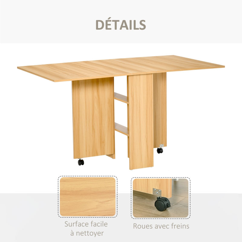 Table à Manger Pliante Minimaliste Moderne Multifonction | Confort Plus